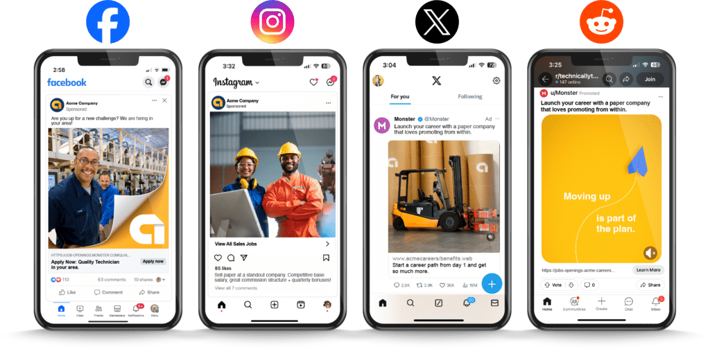 Custom Social Job Ads | Monster.com