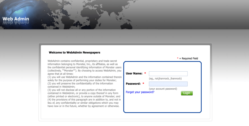Manage Your Newspaper Accounts | Monster.com
